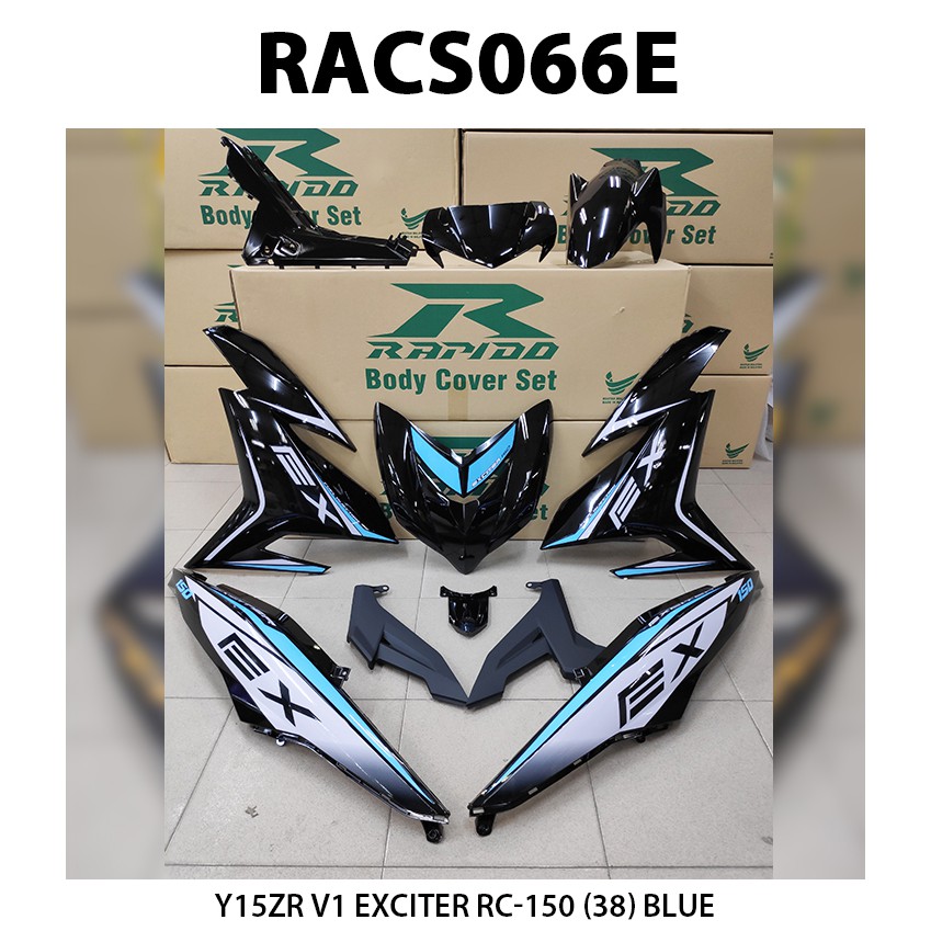 Rapido Yamaha Y15ZR V1/V2 EXCITER RC-150 (38) Cover Set (Sticker Tanam) | Shopee Malaysia