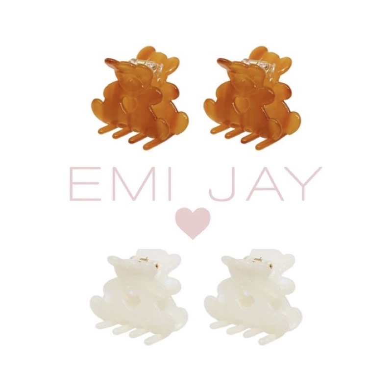 EMI JAY TEDDY BEAR CLIP SET | Shopee Malaysia