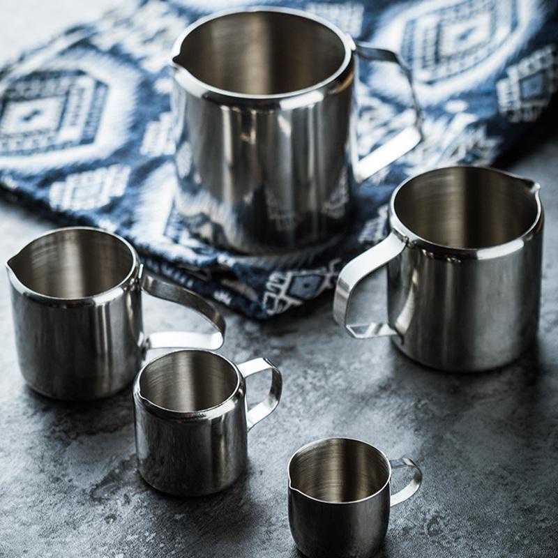 Milk Jugs Stainless Steel Milk Craft Milk Frothing Pitcher Coffee Latte ...