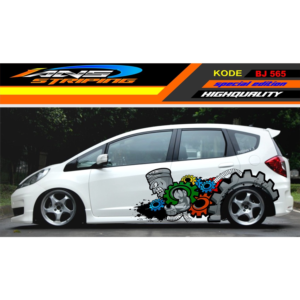Honda JAZZ DATSUN SWIFT CAR STICKER / CAR STICKER DECAL / CAR STICKER ...