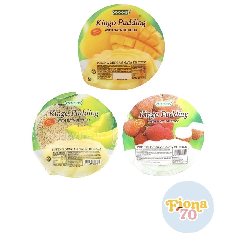 [Ready Stock] Cocon Kingo Pudding with Nata De Coco / Lychee / Mangoes ...