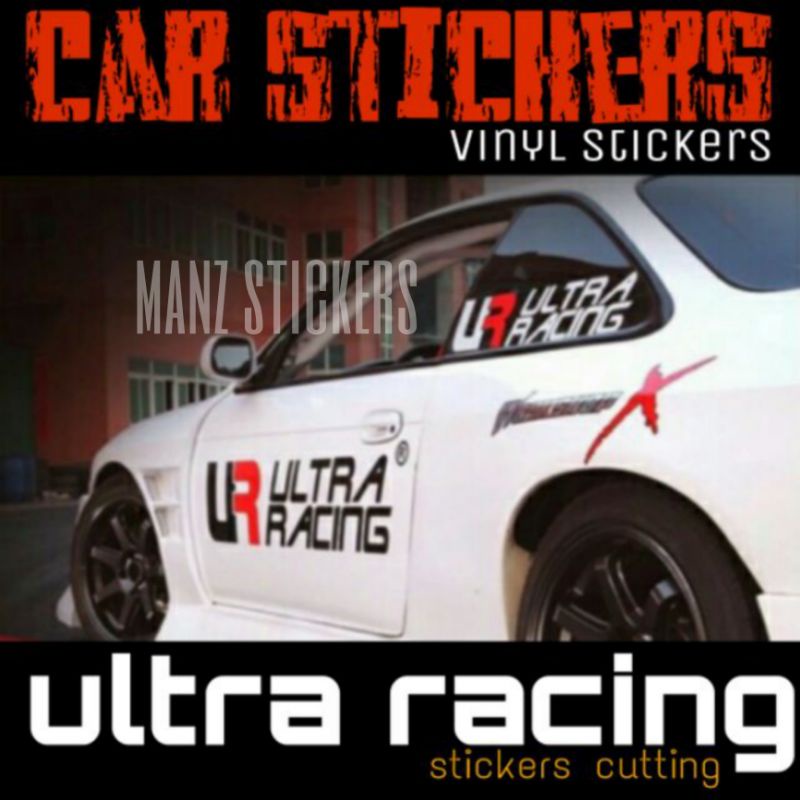 [24 HOURS SHIP] STIKER KERETA JDM ULTRA RACING / CAR STICKER JDM ULTRA ...