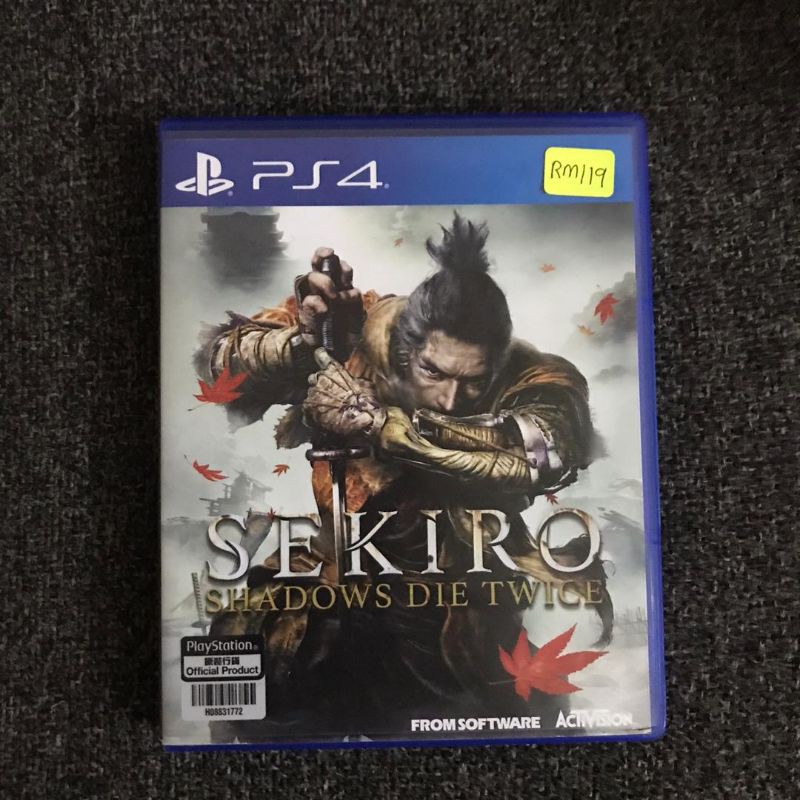 Sekiro Shadows Die Twice Used Ps4 Game | Shopee Malaysia