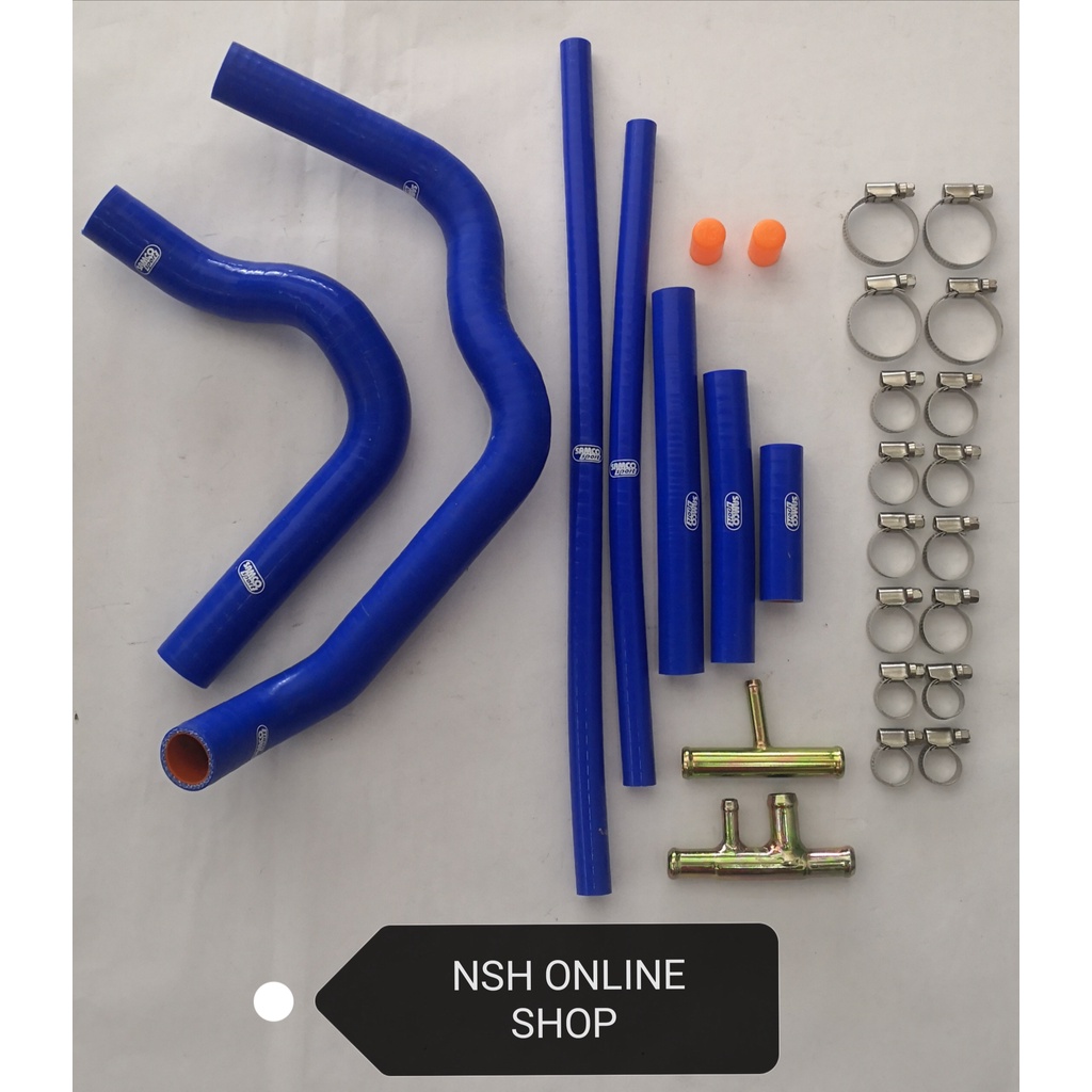 Radiator Hose Set (Samco Silicone) with Hose Clip for Perodua Kancil ...