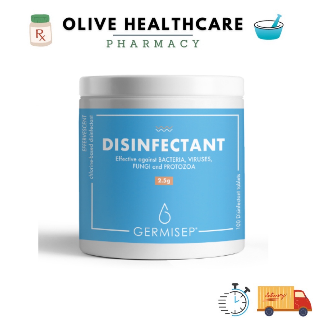 Germisept Disinfectant 100 Effervescent Tablets (Ready Stocks) | Shopee ...