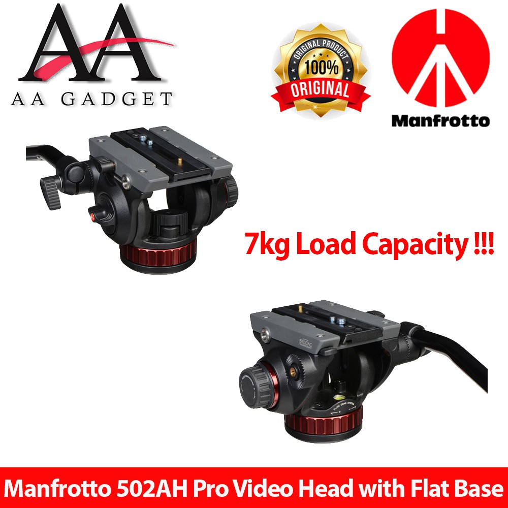 Manfrotto MVH502AH Pro Video Head with Flat Base (100% ORIGINAL ...