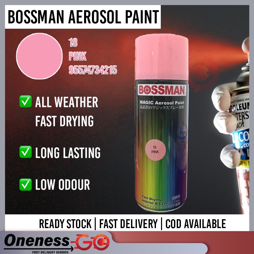 BOSSMAN SPRAY MAGIC AEROSOL PAINT / CAT SPRAY / SPRAY MOTOR / SPRAY ...