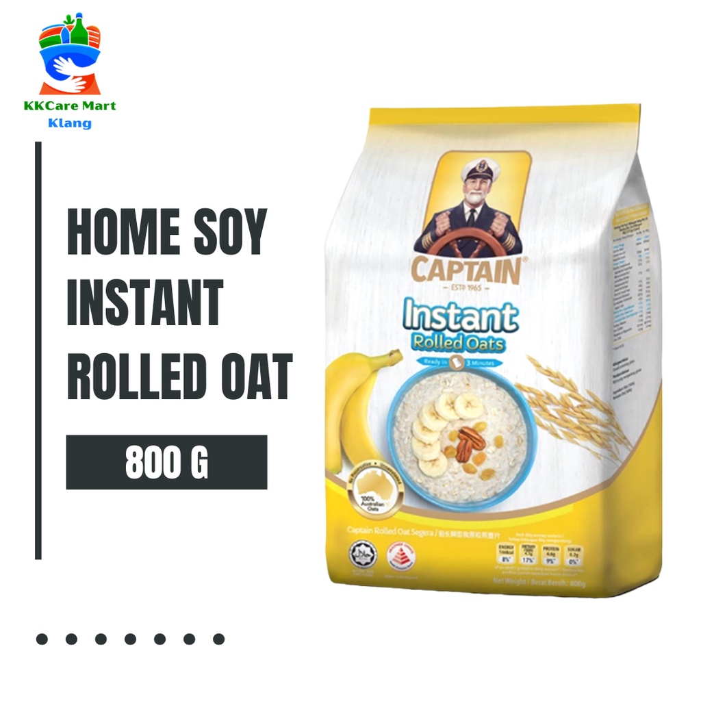 Captain - Instant Rolled Oat (800g) | Shopee Malaysia
