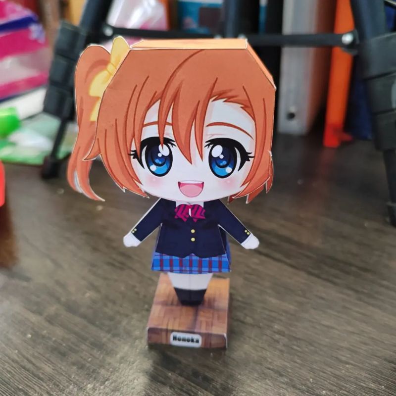 Ready Best Art Template Paper craft Honoka Kousaka Love Live Paper Doll ...