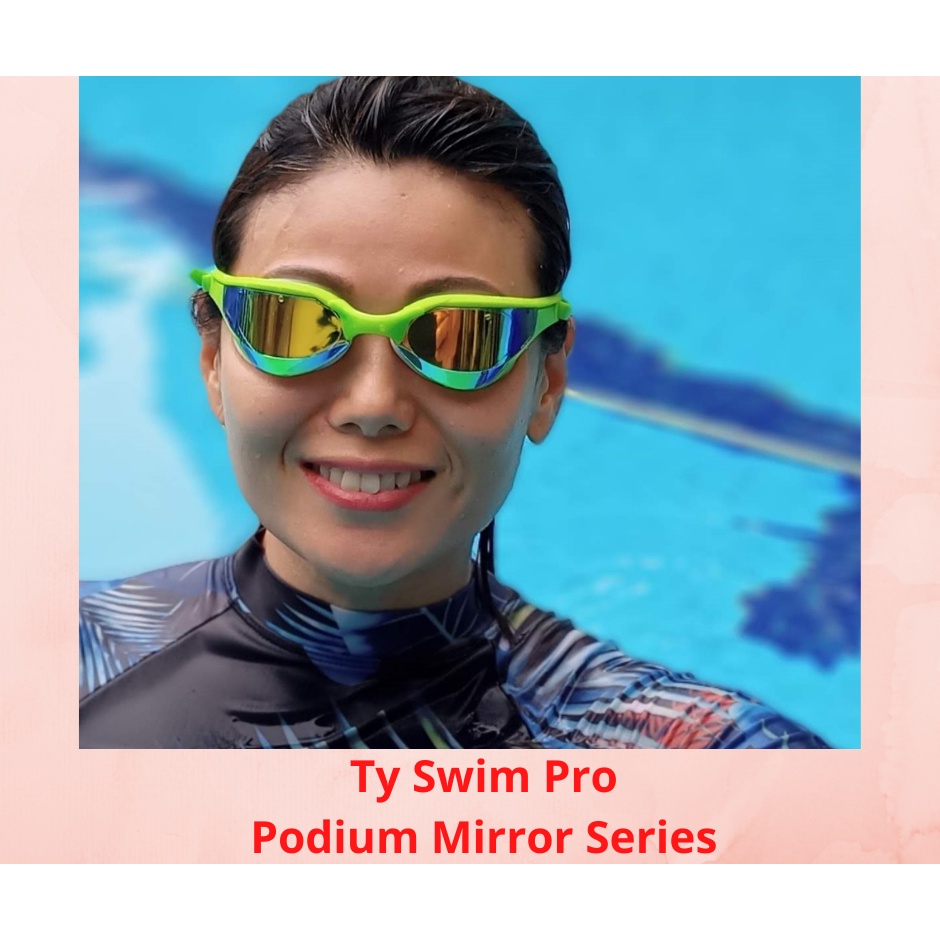 Ty SwimPro Podium swimming goggles OWS adult swim goggle mirror lenses ...