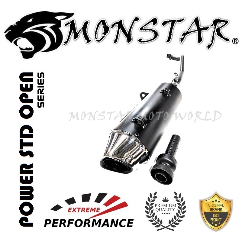Ekzos EPOWER BERANG Wave Dash 110 V2 Racing Sport Std Open Exhaust pipe ...