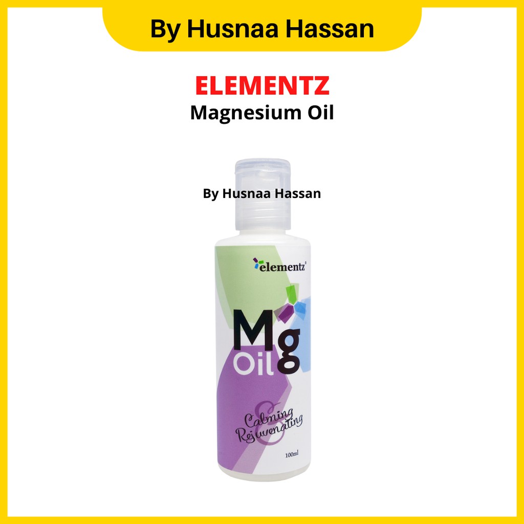 ELEMENTZ Magnesium Oil 15 ml & 100ml ELEMENTZ Mg Minyak Pure Original ...