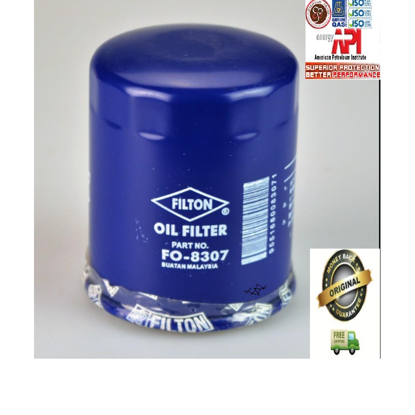 ORIGINAL OIL FILTER FILTON FOR PROTON FO-8307 | Shopee Malaysia