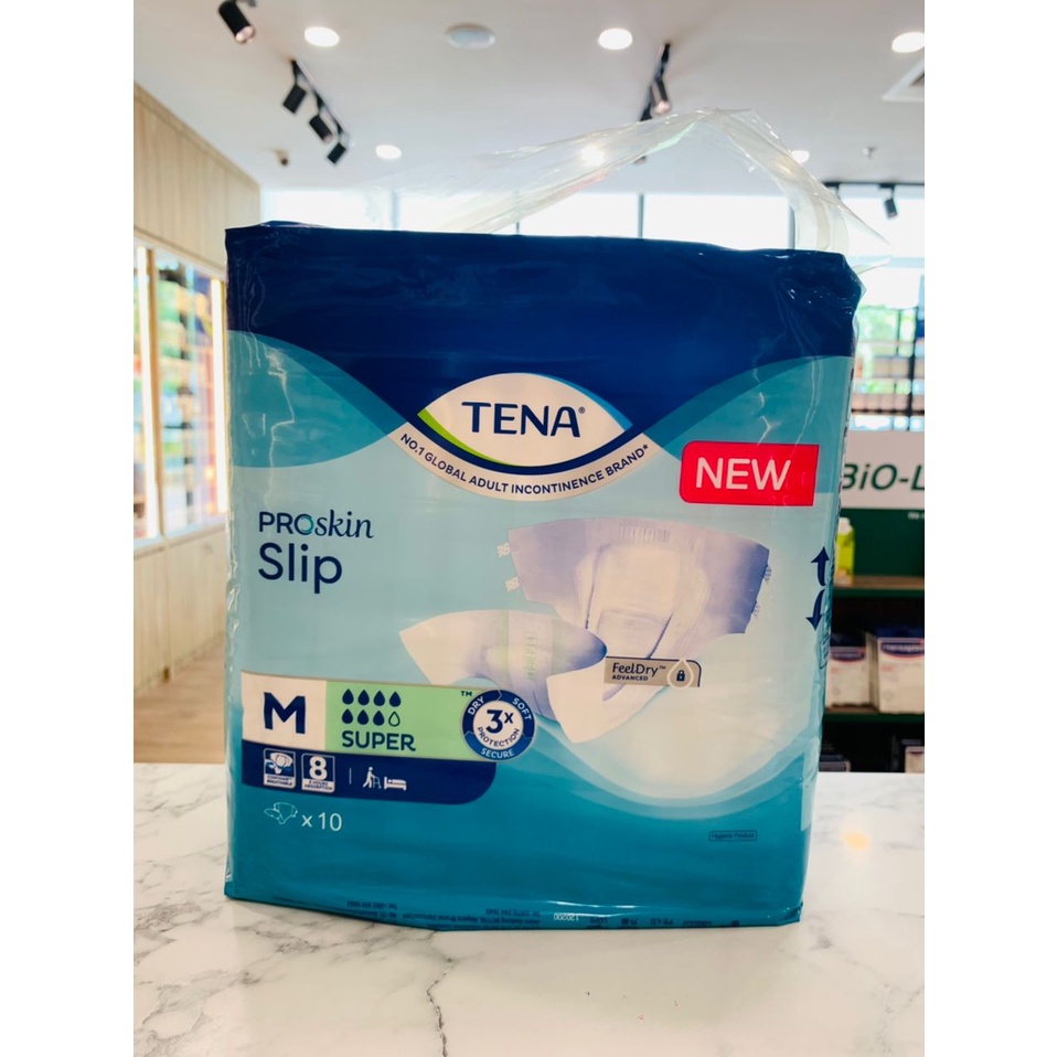 Preferred +】TENA SLIP SUPER ADULT DIAPER M 10'S | Shopee Malaysia