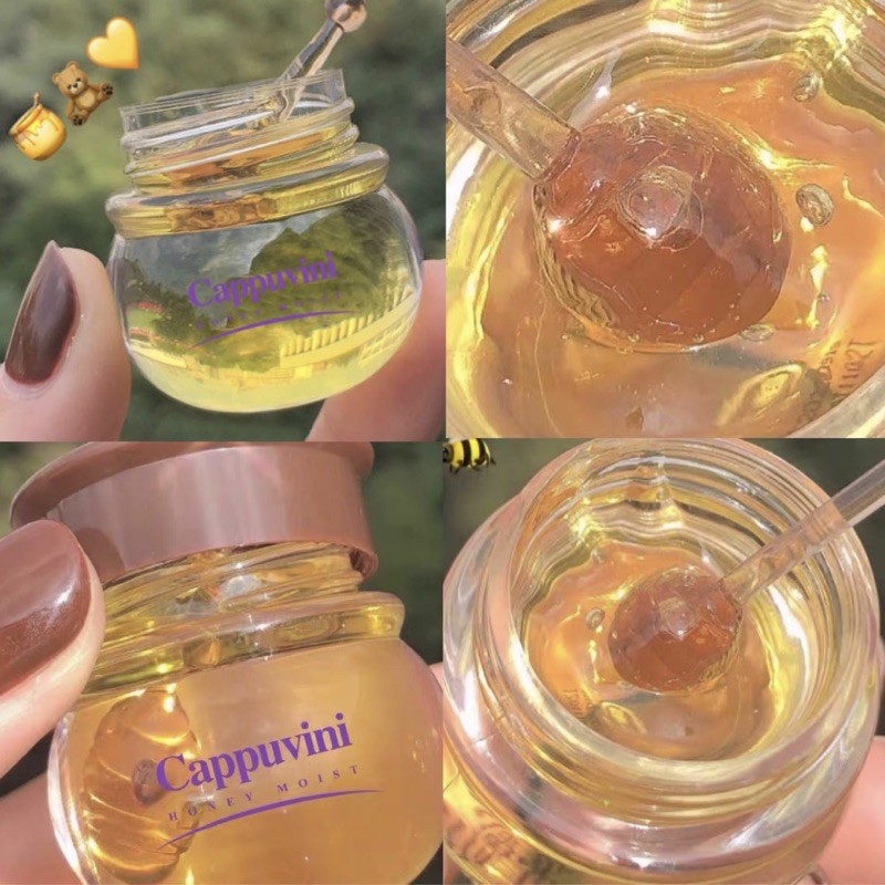 CAPPUVINI Honey Lip Balm Treatment Nourishing Moisturising Soothing ...