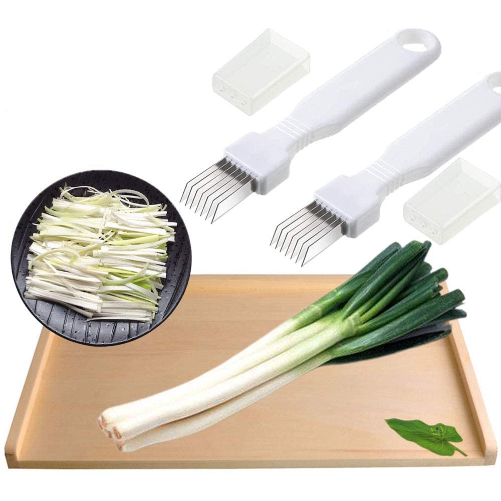 1pc Scallion Cutter Spring Onion Shredder Cocina Cutlery Chopper Knife ...