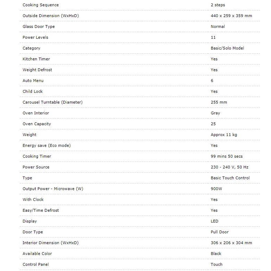 Sharp Microwave Oven (20L) R207EK | Shopee Malaysia