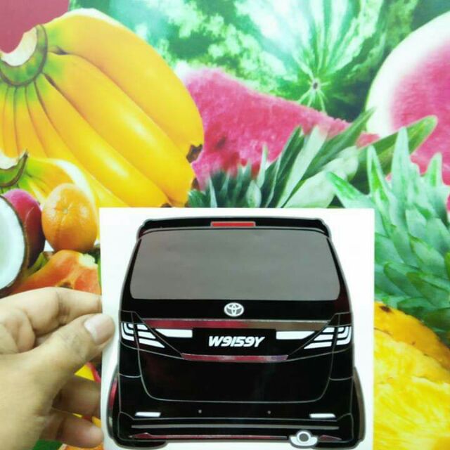 Stiker gambar Toyota Alphard | Shopee Malaysia