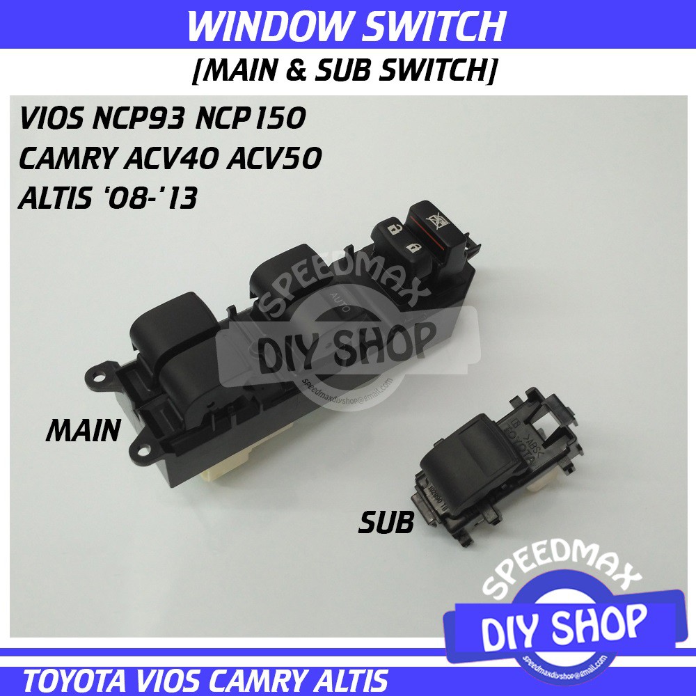 Toyota Vios NCP93 NCP150 Camry ACV40 ACV50 Altis 2008 2009 2010 2011 ...