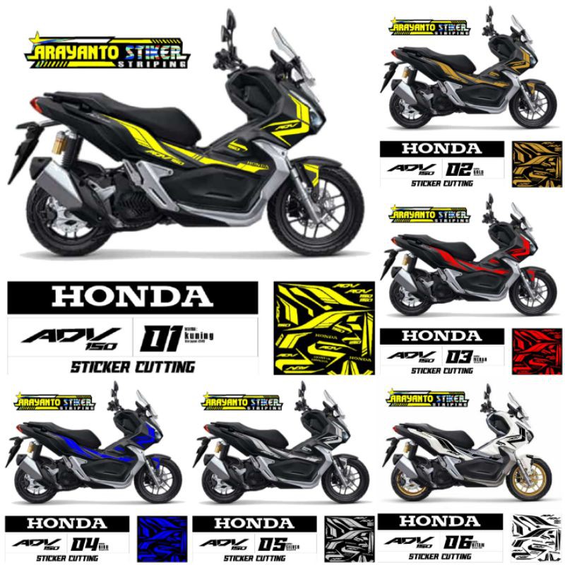 Honda ADV 150 Trim Striping Sticker AR01 Variation | Shopee Malaysia