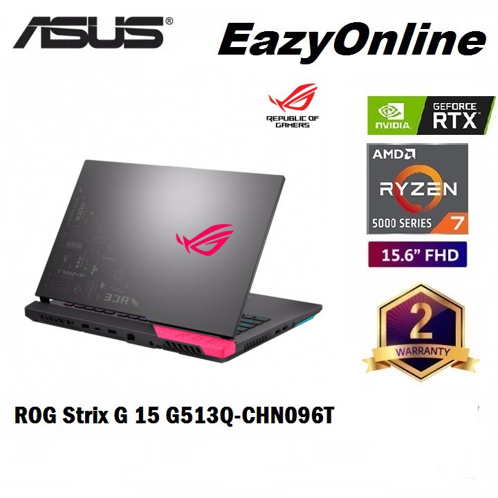 ASUS ROG STRIX G15 G513Q-CHN096T (RYZEN R7-5800H | 8GB RAM | 512GB SSD ...