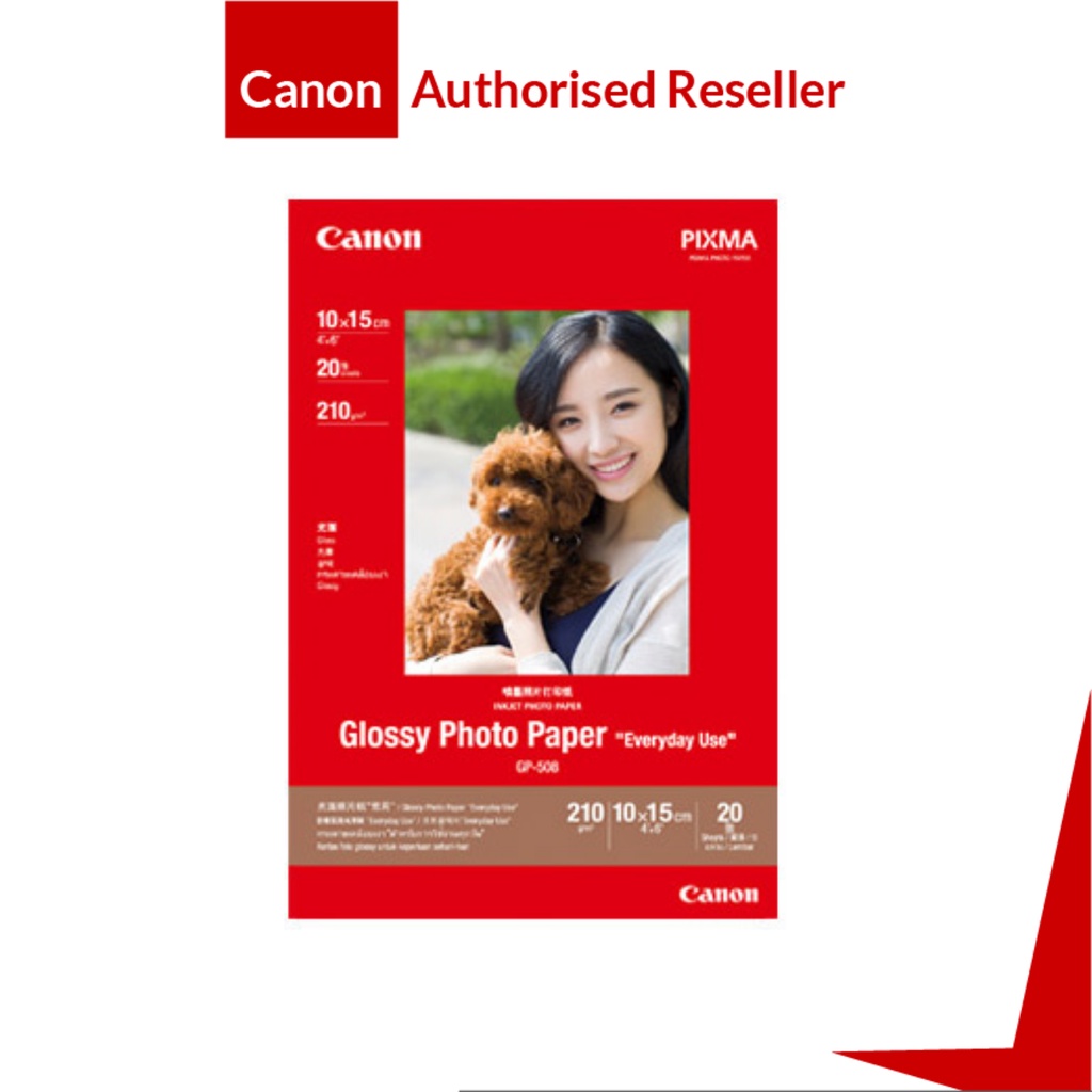 GP-508 4R Glossy Photo Paper (210g/m2 x 20 sheets) | Shopee Malaysia