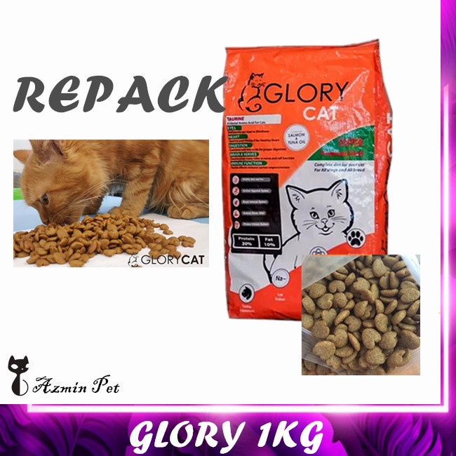 Glory Cat Food Makanan Kucing REPACKING 1KG | Shopee Malaysia