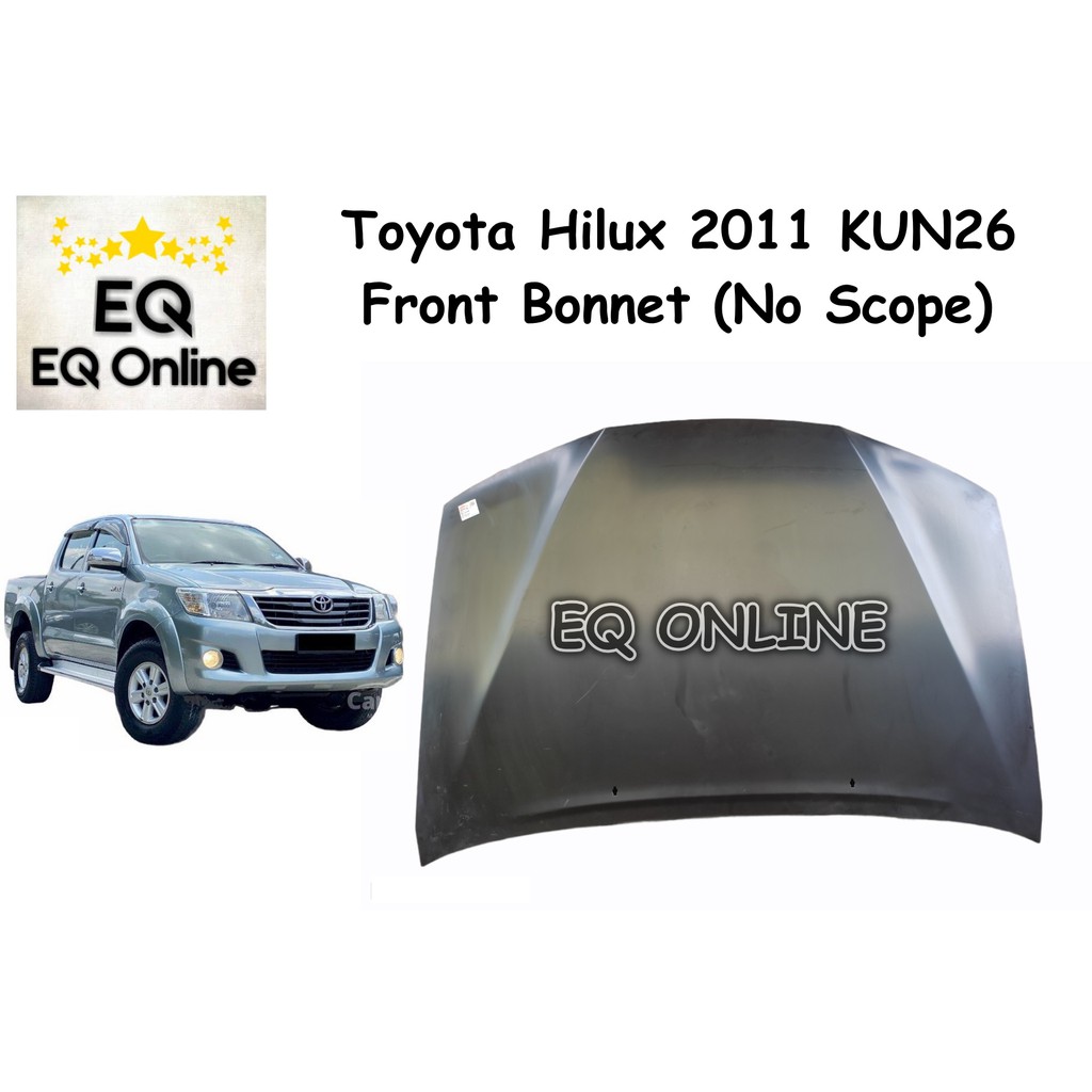 Toyota Hilux VNT Kun26 2011Front Bonnet / Hood Fortuner (NO Scope Hole ...