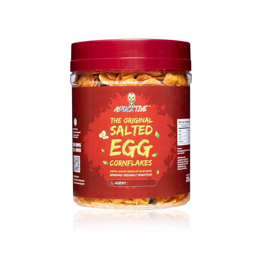 Aducktive Salted Egg Cornflakes Original & Spicy (200g) | Shopee Malaysia