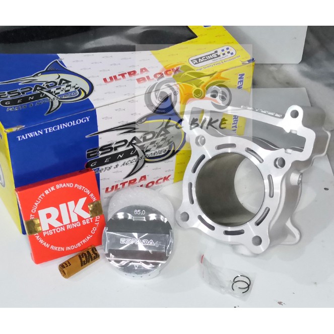 ESPADA LC135 Y15 Y15ZR FORGED ULTRA RACING CERAMIC BLOCK SET 63MM 65MM ...