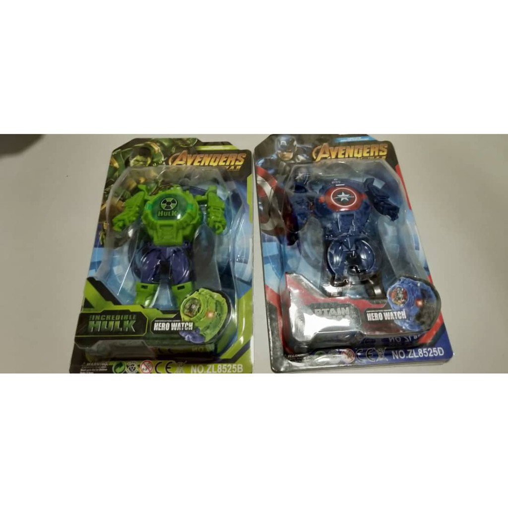 Robot Watches Deformation with Light Jam Robot Avenger Transformer ...