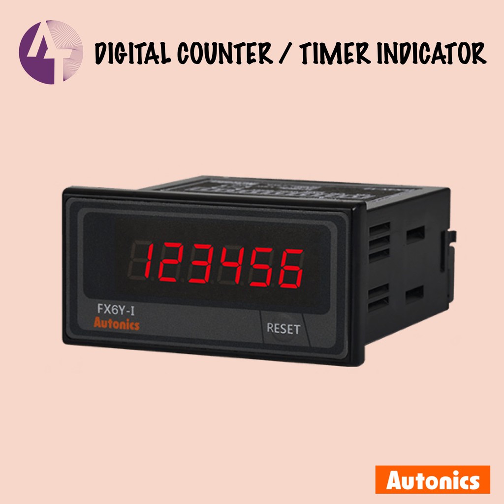 Autonics FX6Y-I Series Digital Counter / Timer Indicator | Shopee Malaysia