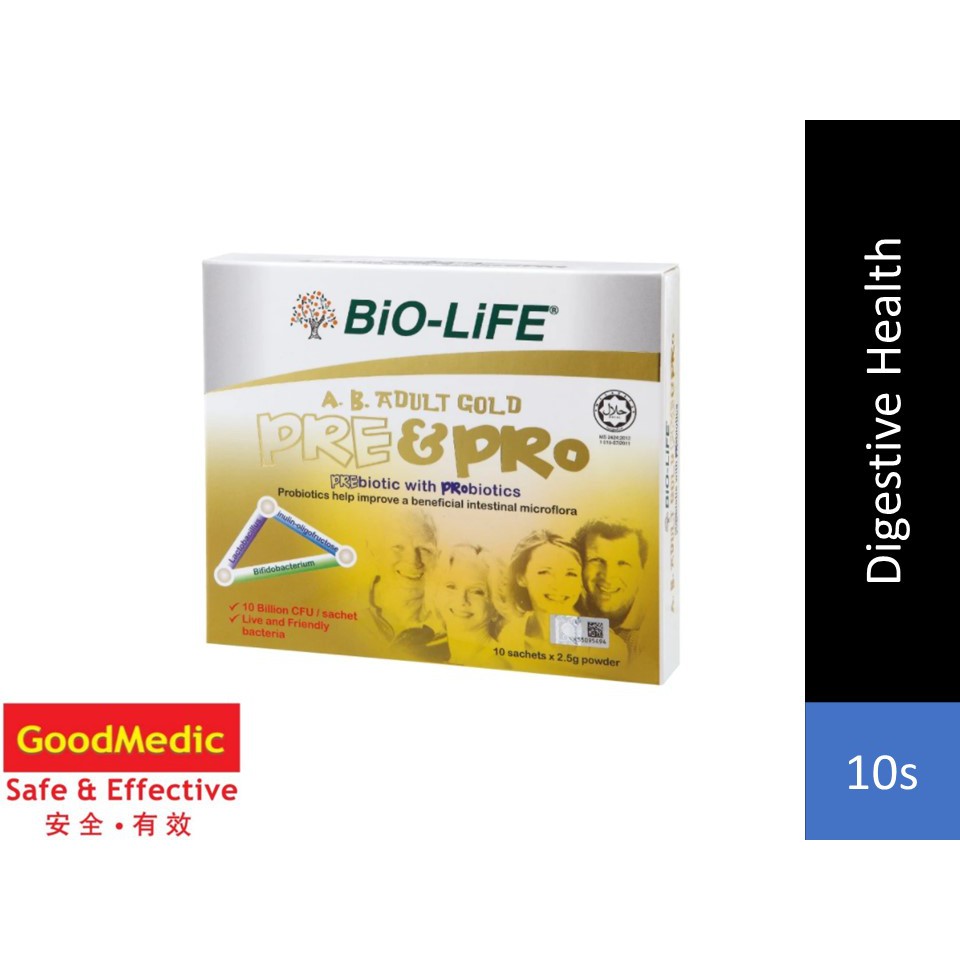MEGA Bio-life A.B. Adult Gold Pre & Pro (1 x 10s/ 1 x 30s) | Shopee ...