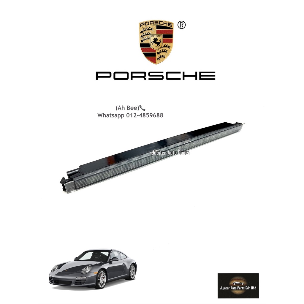 PORSCHE 997 (2005-2012) REAR SPOILER ADDITIONAL BRAKE LIGHT GENUINE 100 ...
