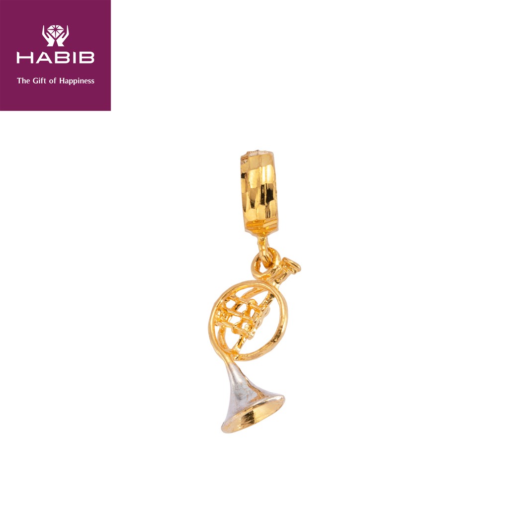 HABIB Sparkling Gold Charm, 916 Gold (1.30g) | Shopee Malaysia