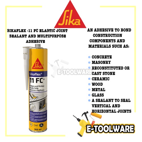Sikaflex 11FC Sealing Bonding Sealant / Adhesive 300g | Shopee Malaysia