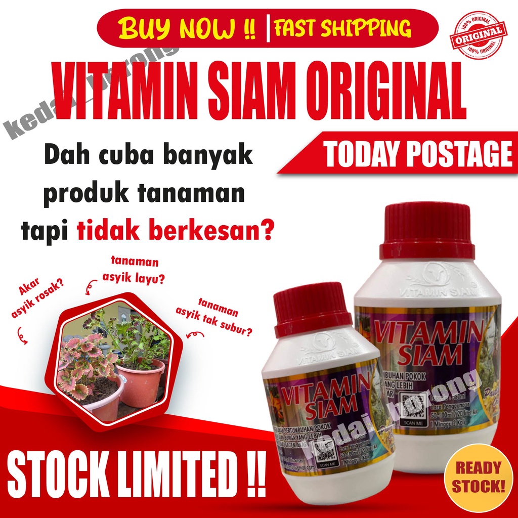🌱🌻Vitamin Siam Baja Viral Dari Thailand 😱 Baja semburan organik sesuai untuk Tanaman yang Asyik ...