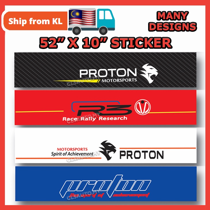 PROTON Car Windscreen Sticker / Front Window Sticker (52 x 10 Inch ...