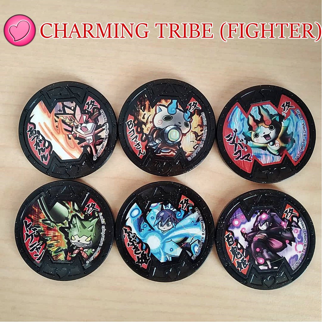 CHARMING TRIBE Yo-kai Yokai Watch BLACK B Medal | Shopee Malaysia