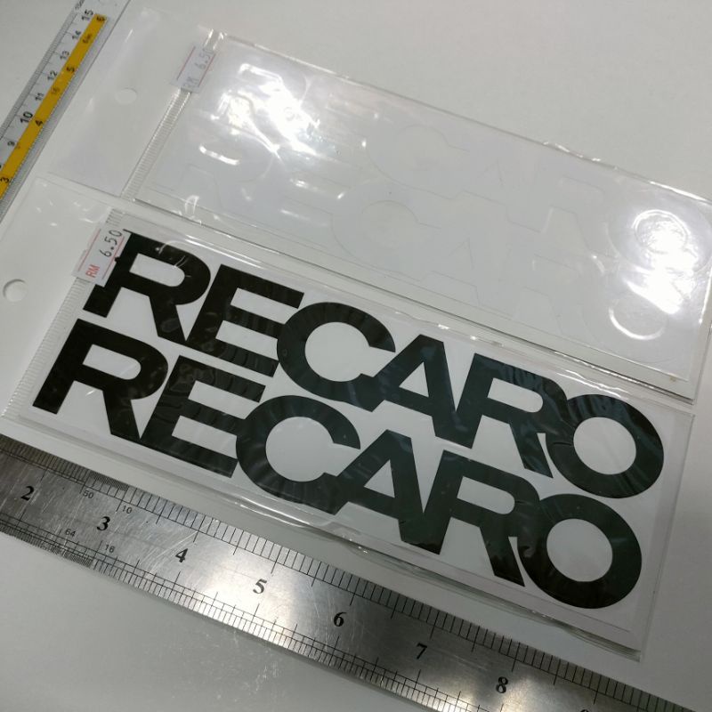 RECARO Sticker tampal luar - outdoor sticker | Shopee Malaysia