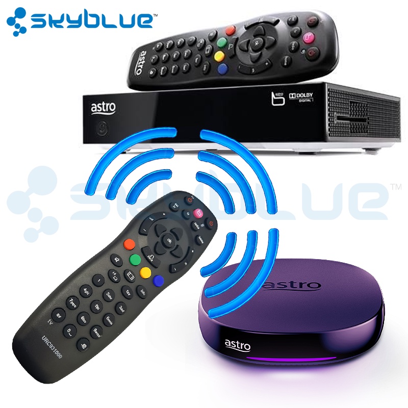 6 In 1 Compatible Astro Remote Control TV Ultra Box With Universal ...