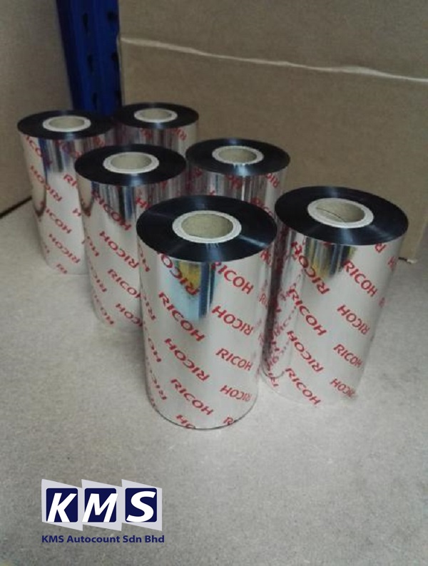 [1 roll] Ricoh Resin Ribbon 85x300m Premium Thermal Transfer Japan ...