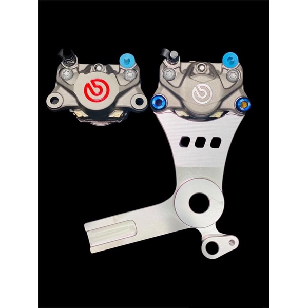 WR3 MT09 V1 TRACER REAR P34 2 POT CALIPER BRACKET CNC PROX 100%CNC JUST ...