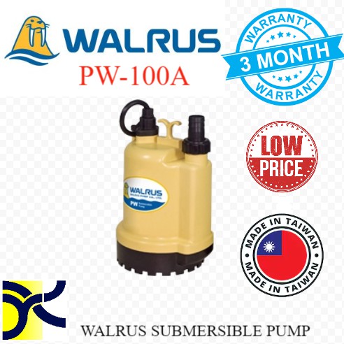 WALRUS SUBMERSIBLE PUMP PW-100A | Shopee Malaysia