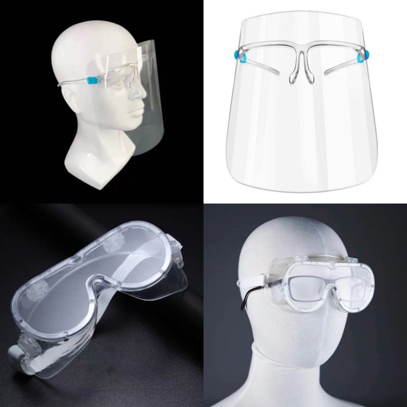 🔥Ready Stock🔥Transparent Face Shield Goggle Anti Virus Fog Productive ...