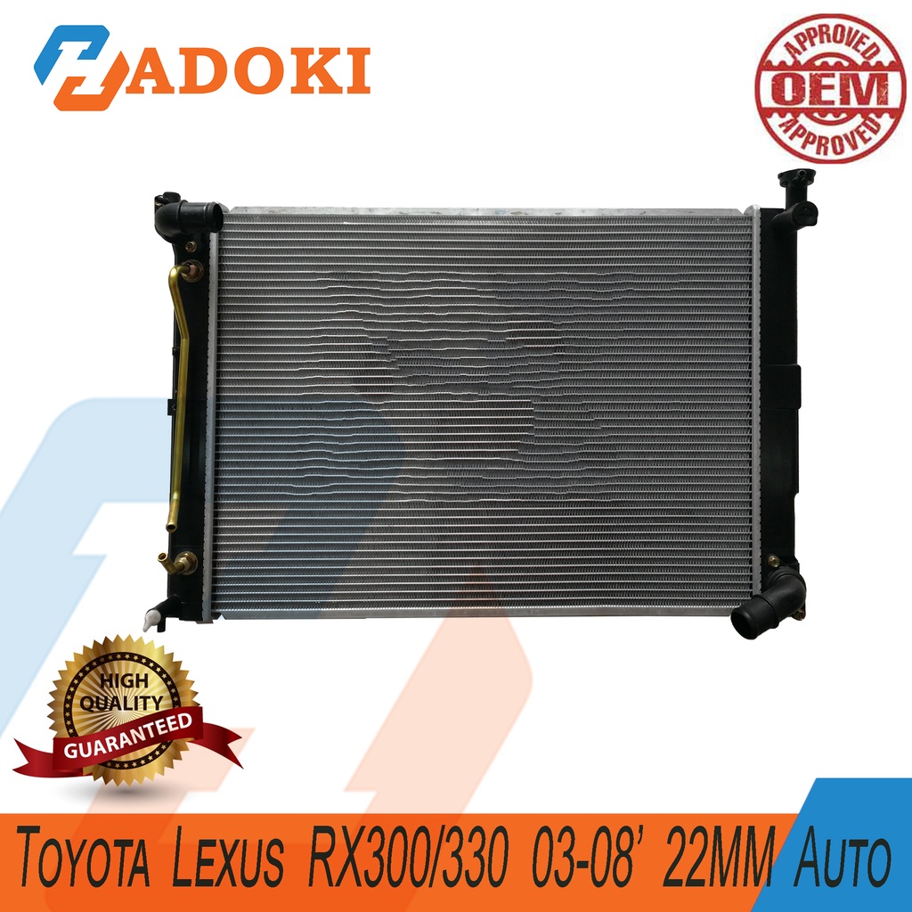 TOYOTA LEXUS RX300/330 2003-2008' PA22MM AUTO OEM HIGH QUALITY RADIATOR ...