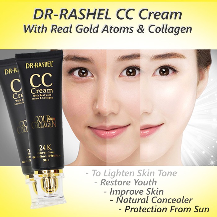 Makeup Gold Radiation SPF 60/Pa+++ CC Cream With Real Gold Atoms And ...