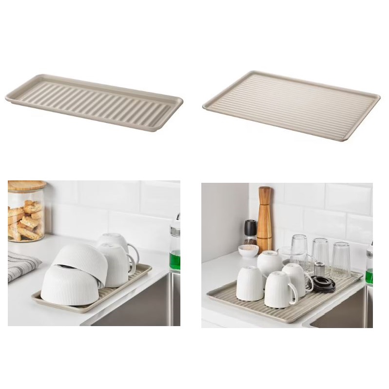 VALVARDAD Dish drainer, beige/galvanised15x35 cm / 52x35 cm | Shopee ...