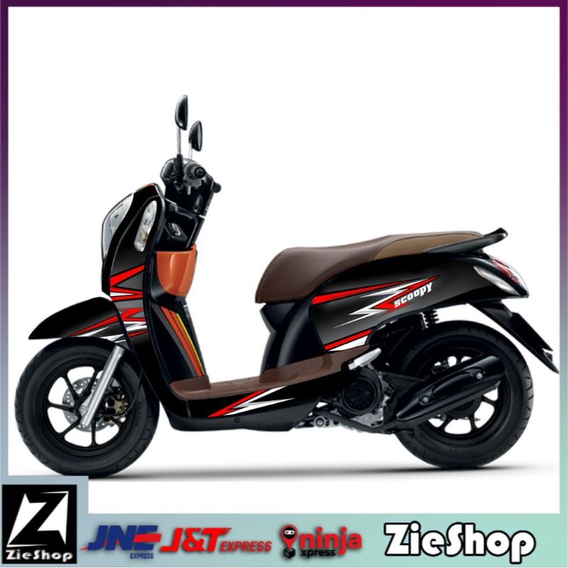 Honda scopy full body decal variation stickers + anti-fade lamination ...