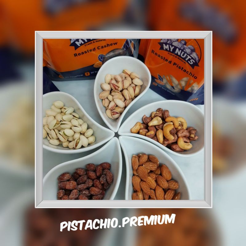 [MY NUTS] FRESH Nuts Kacang Pandai Pistachio, Gajus Cashew, Badam ...